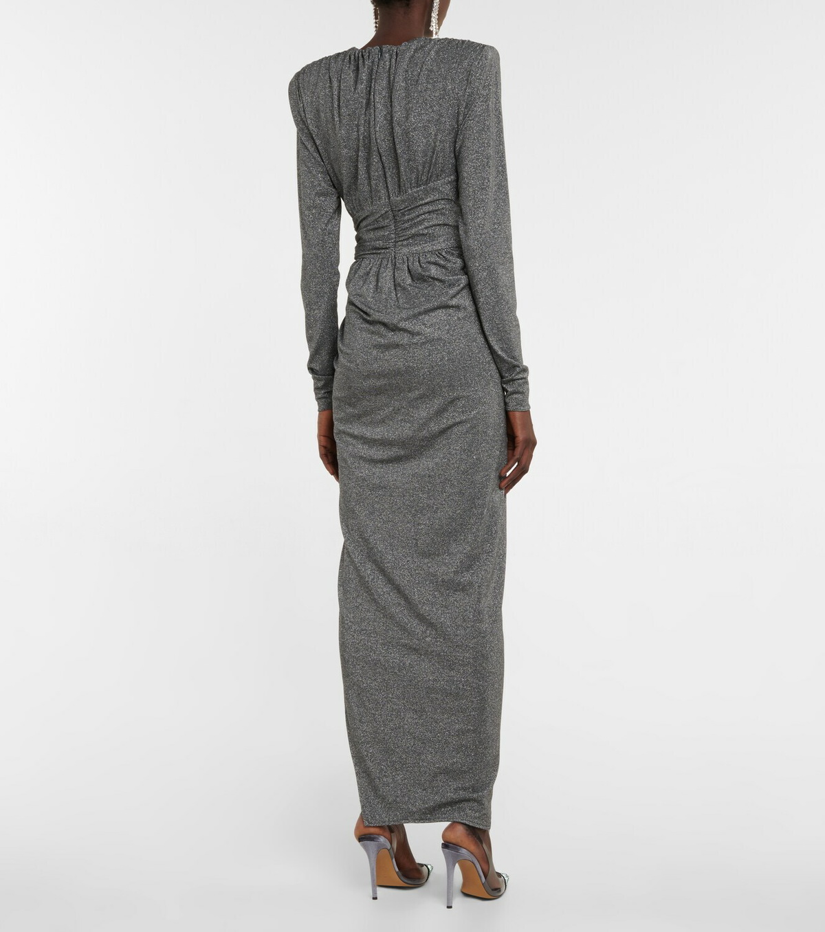 Alexandre Vauthier - Metallic ruched maxi dress Alexandre Vauthier