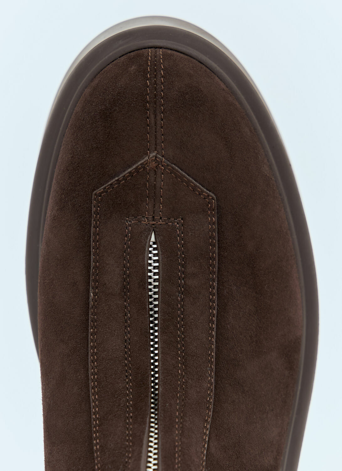 The Row Suede Zipped Boots The Row