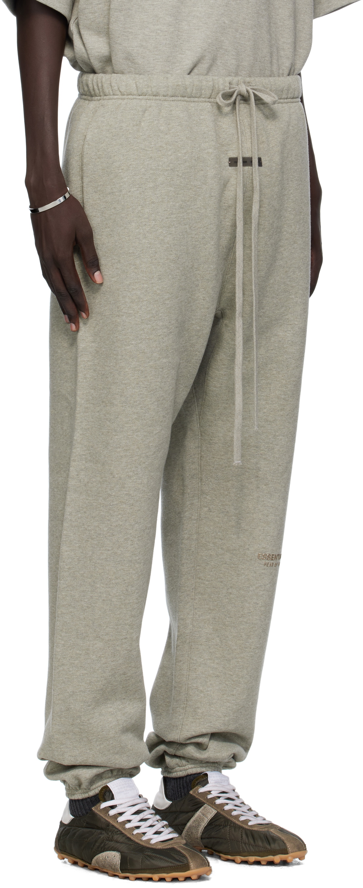 Fear of God ESSENTIALS Gray Vintage Fleece Sweatpants Fear Of God ...