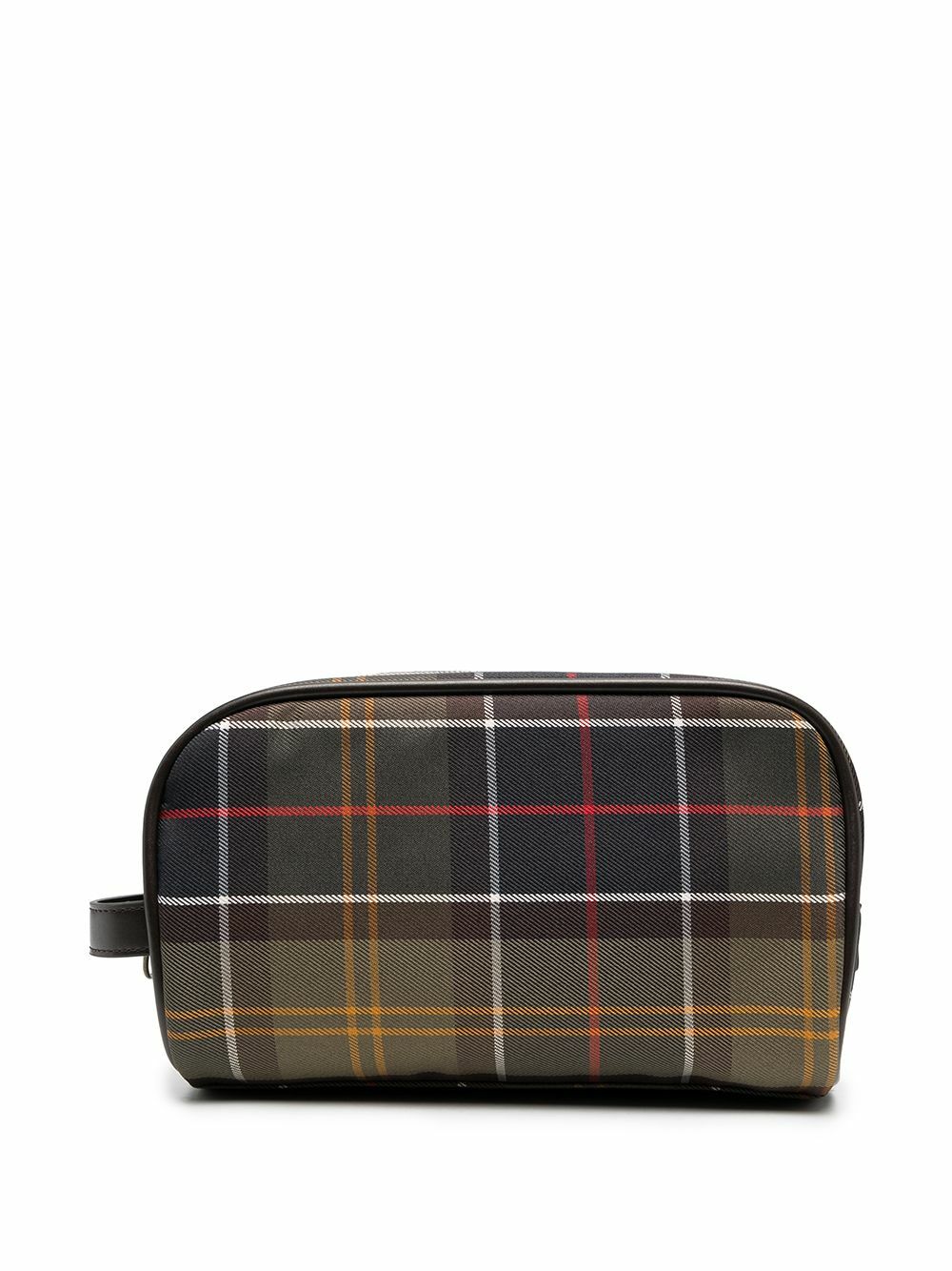 BARBOUR - Vanity Case With Tartan Pattern Barbour
