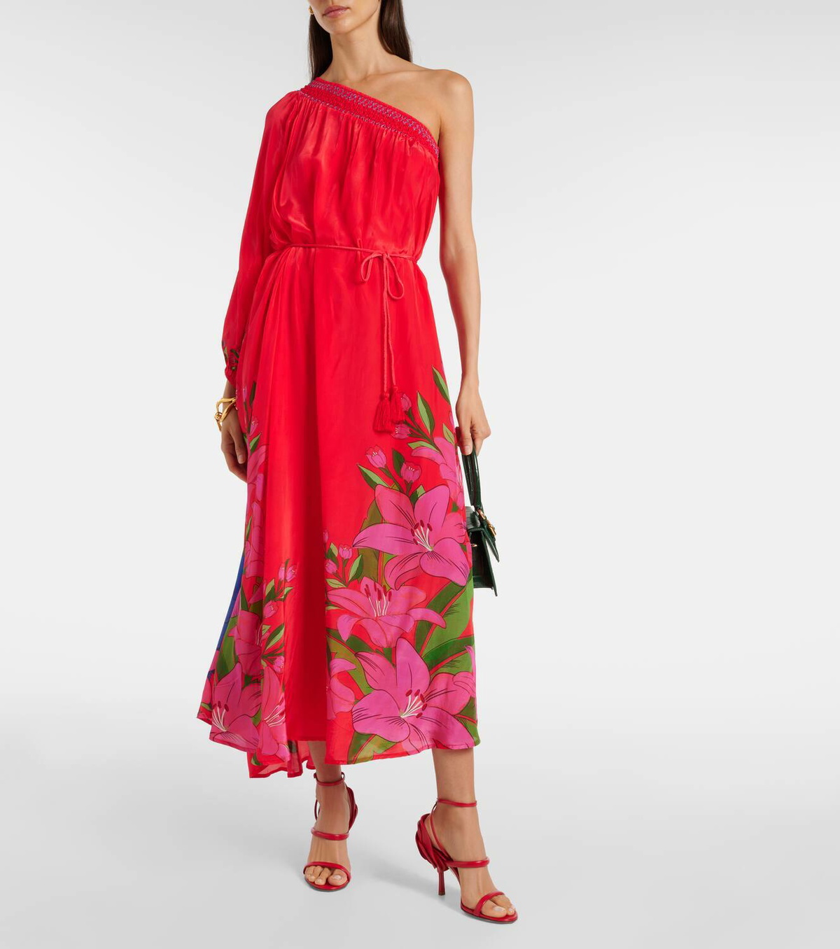 Farm Rio Summer Foliage midi dress Farm Rio