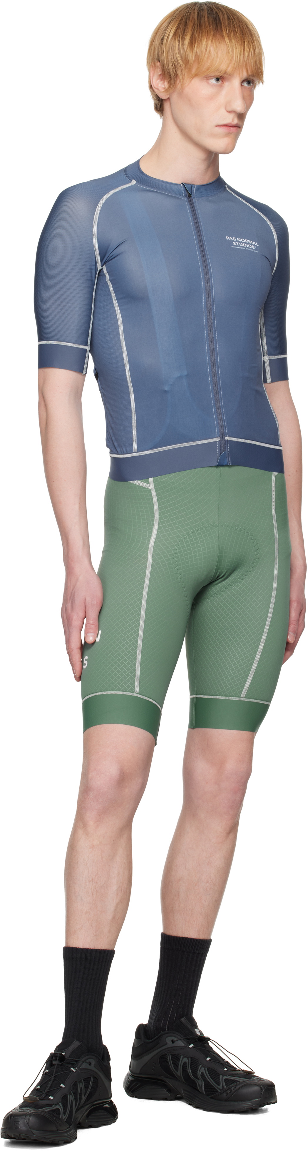 Pas Normal Studios Green 'Mechanism' Bib Shorts Pas Normal Studios