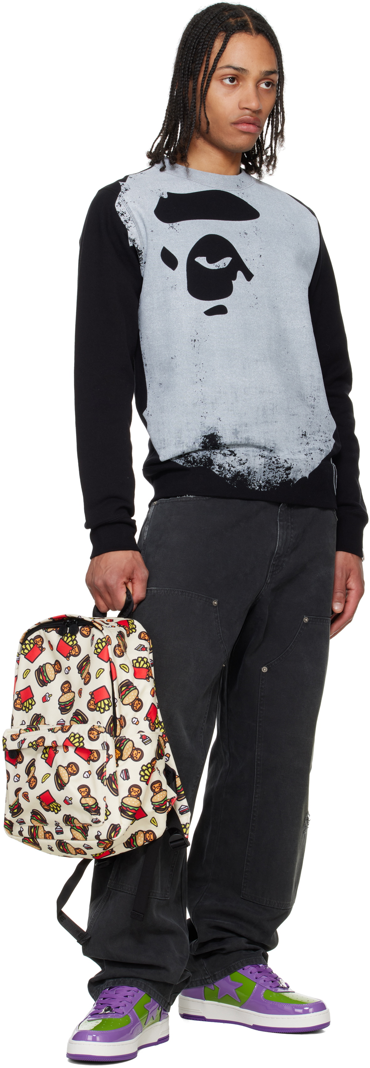 BAPE Off-White Milo Medium Backpack A Bathing Ape