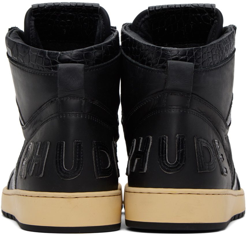 Rhude Black Rhecess-Hi Sneakers Rhude Rhude Black Rhecess-Hi Sneakers Rhude