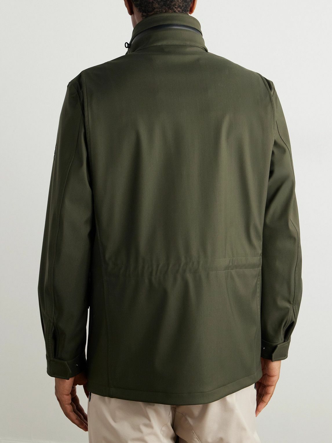 Loro Piana - Traveller Logo-Appliquéd Bristol Clima System 3L Wool-Blend Hooded Field Jacket ...