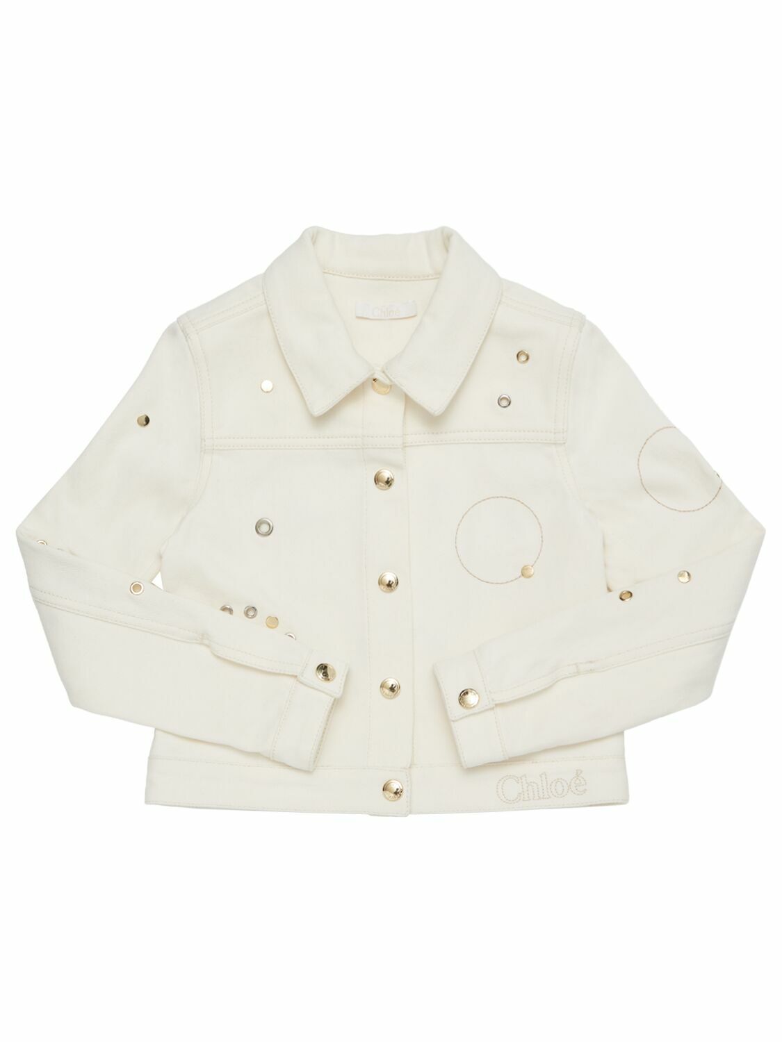 CHLOÉ Cotton Denim Jacket Chloe