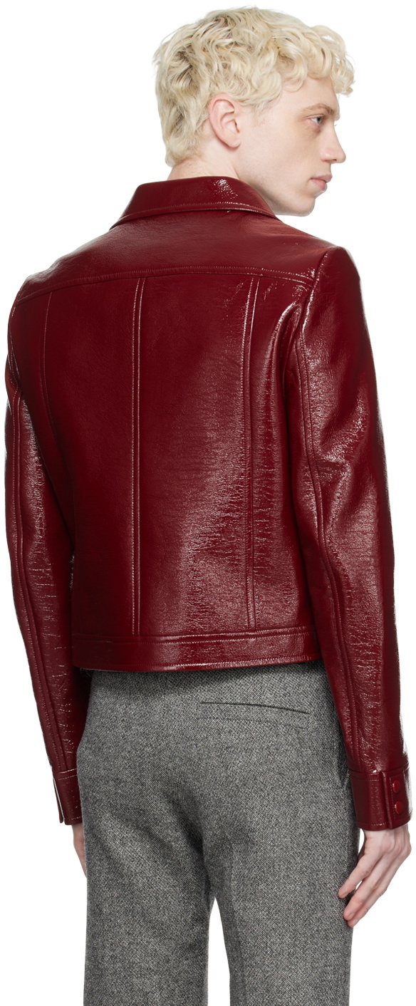 Courrèges Burgundy Iconic Jacket Courreges