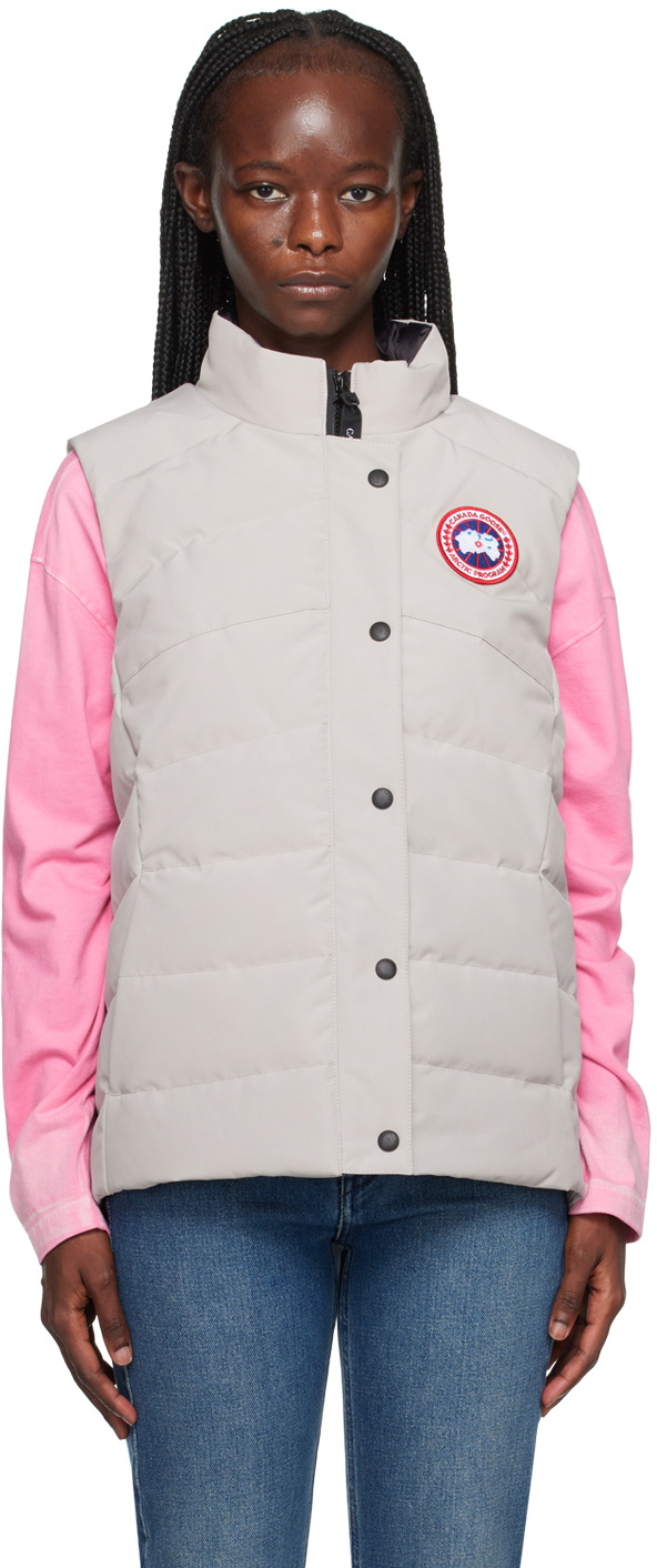 Canada Goose Beige Freestyle Down Vest Canada Goose