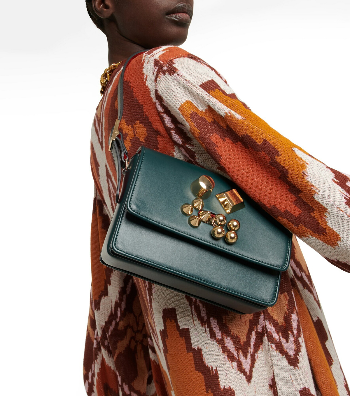 Christian Louboutin - Carasky Small leather crossbody bag Christian Louboutin