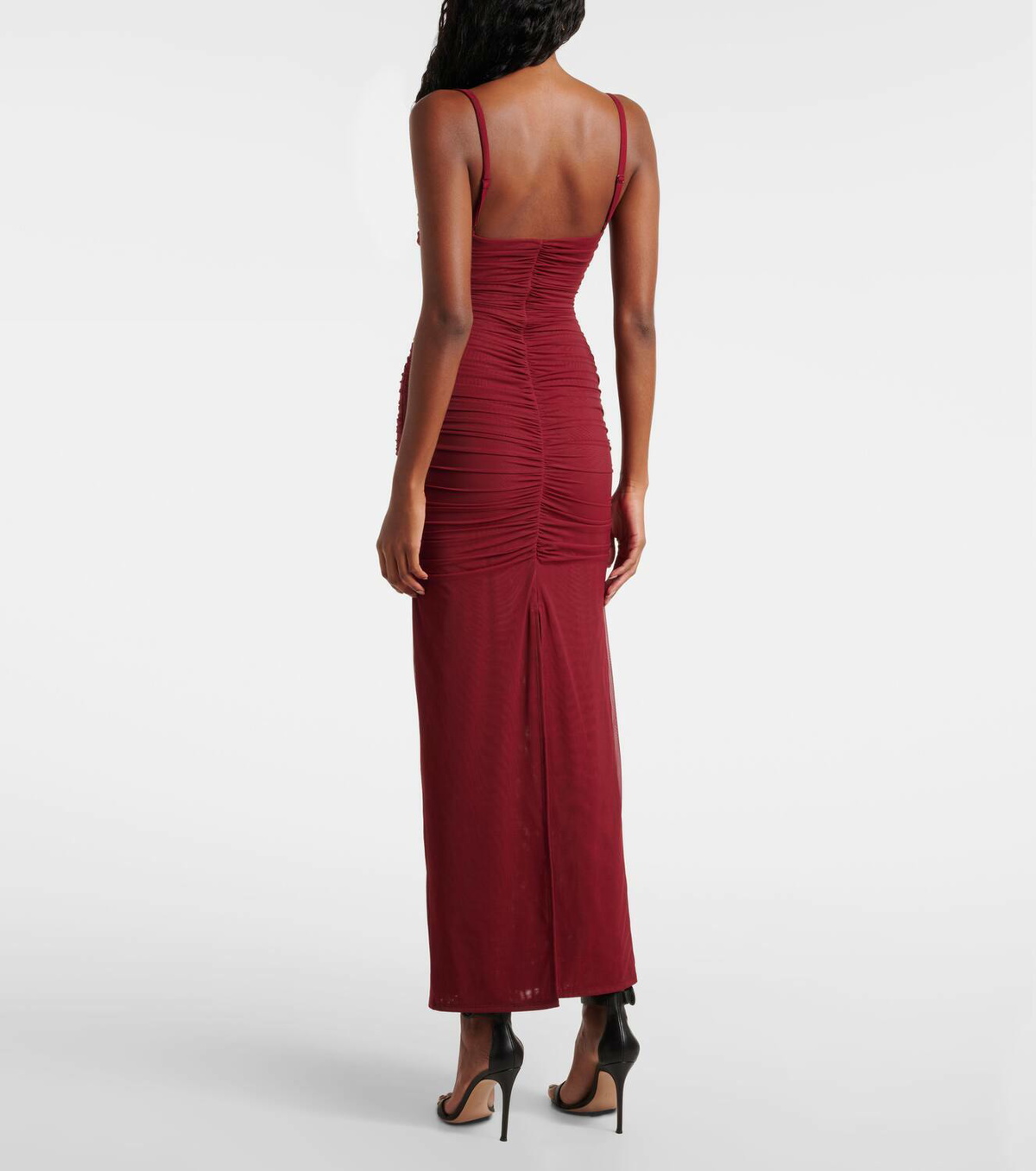 SIR Toni ruched mesh maxi dress SIR.