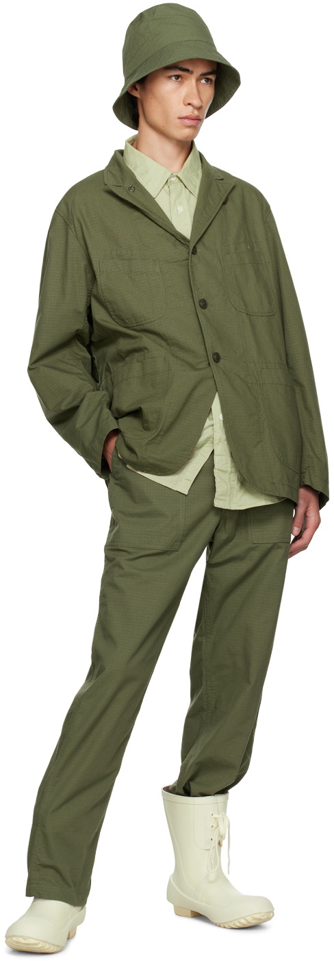 Engineered Garments Green Work Shirt Engineered Garments