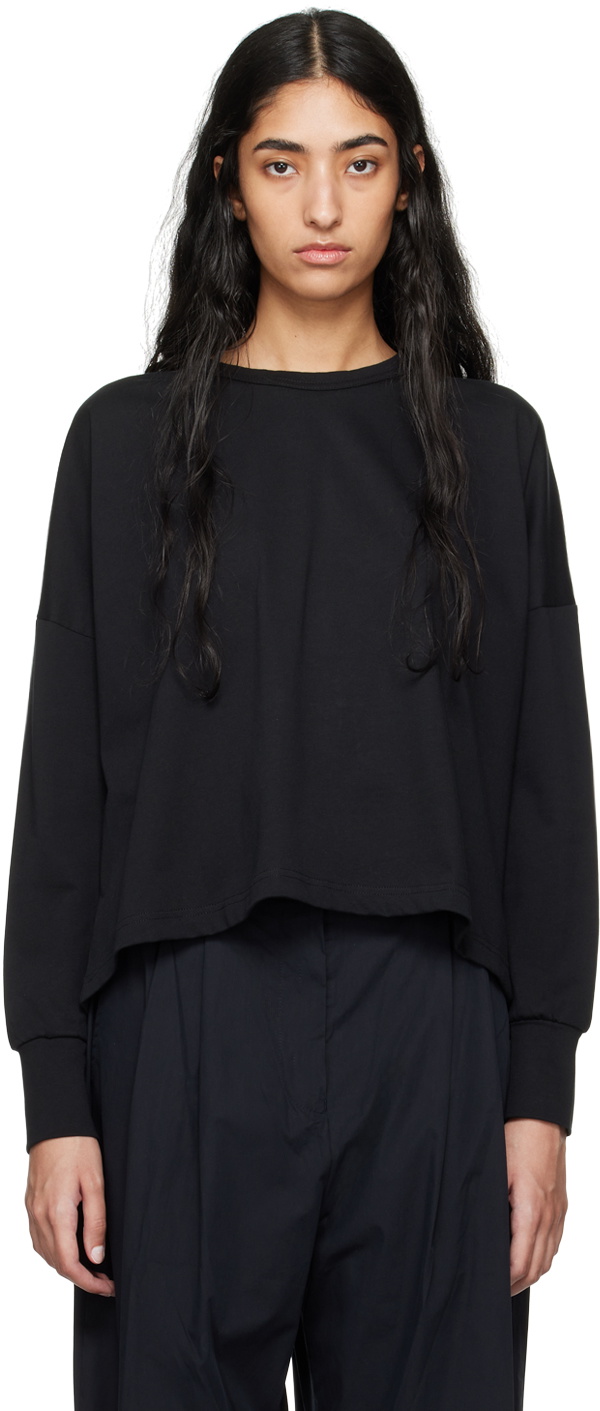 Studio Nicholson Black Loop Long Sleeve T-Shirt Studio Nicholson