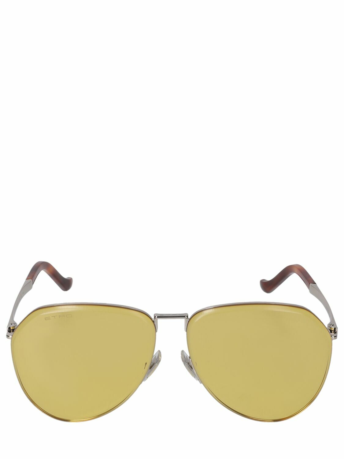 ETRO - Luxury Metal Aviator Sunglasses Etro