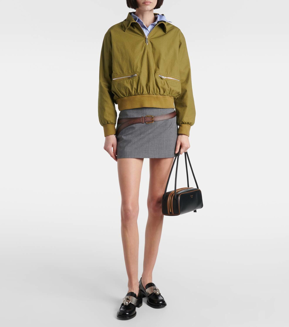 Prada Appliqué miniskirt Prada