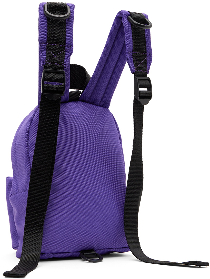 MSGM Purple Mini Canvas Backpack MSGM
