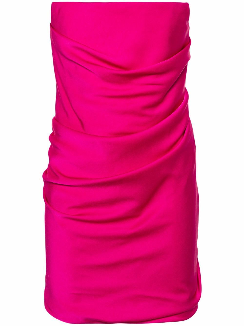 Alex Perry Pink Strapless Draped Mini Dress Alex Perry