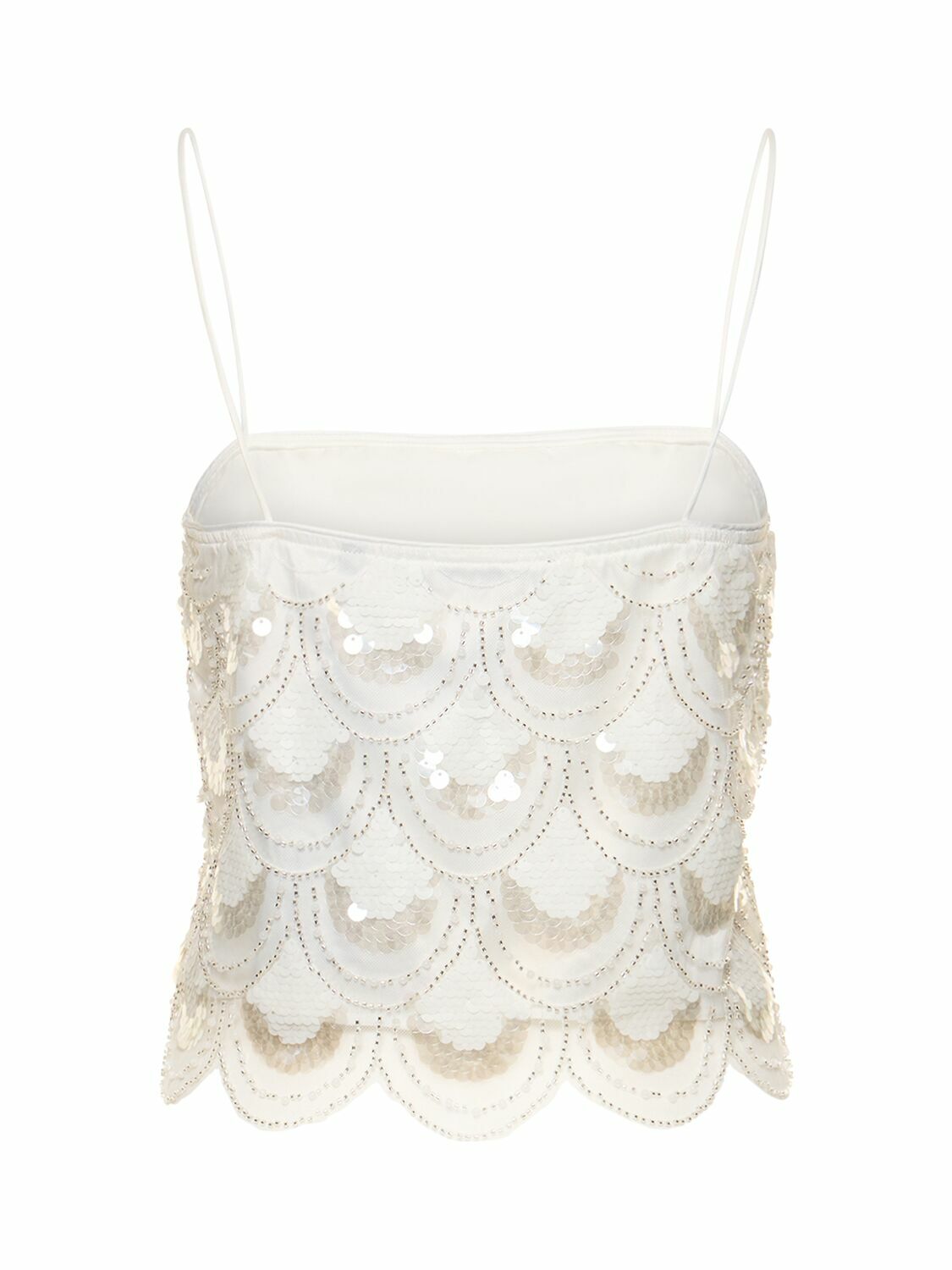 ROTATE - Sequined Crop Top ROTATE Birger Christensen