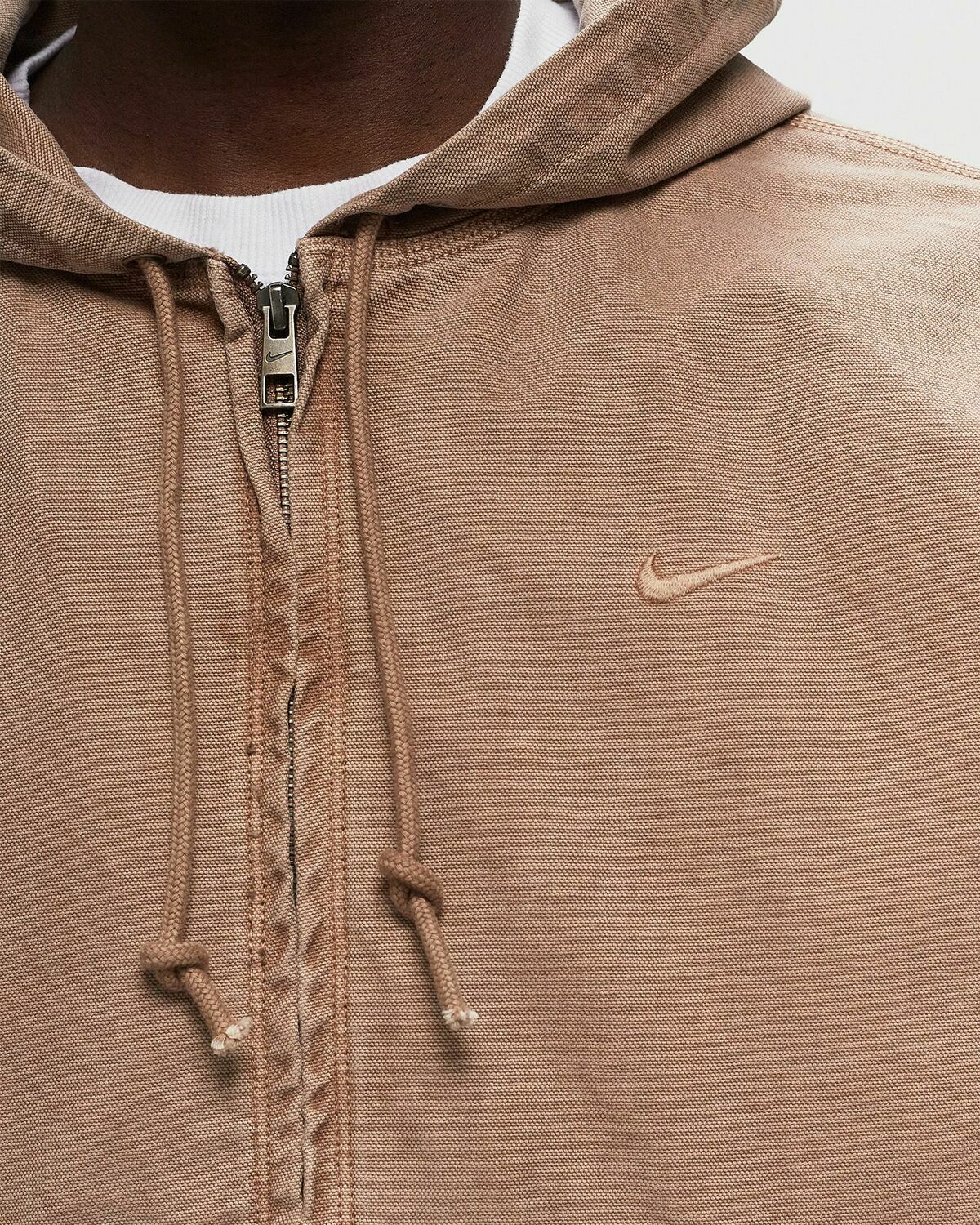 Nike Life Full Zip Unlined Jacket Brown Bomber Jackets Nike