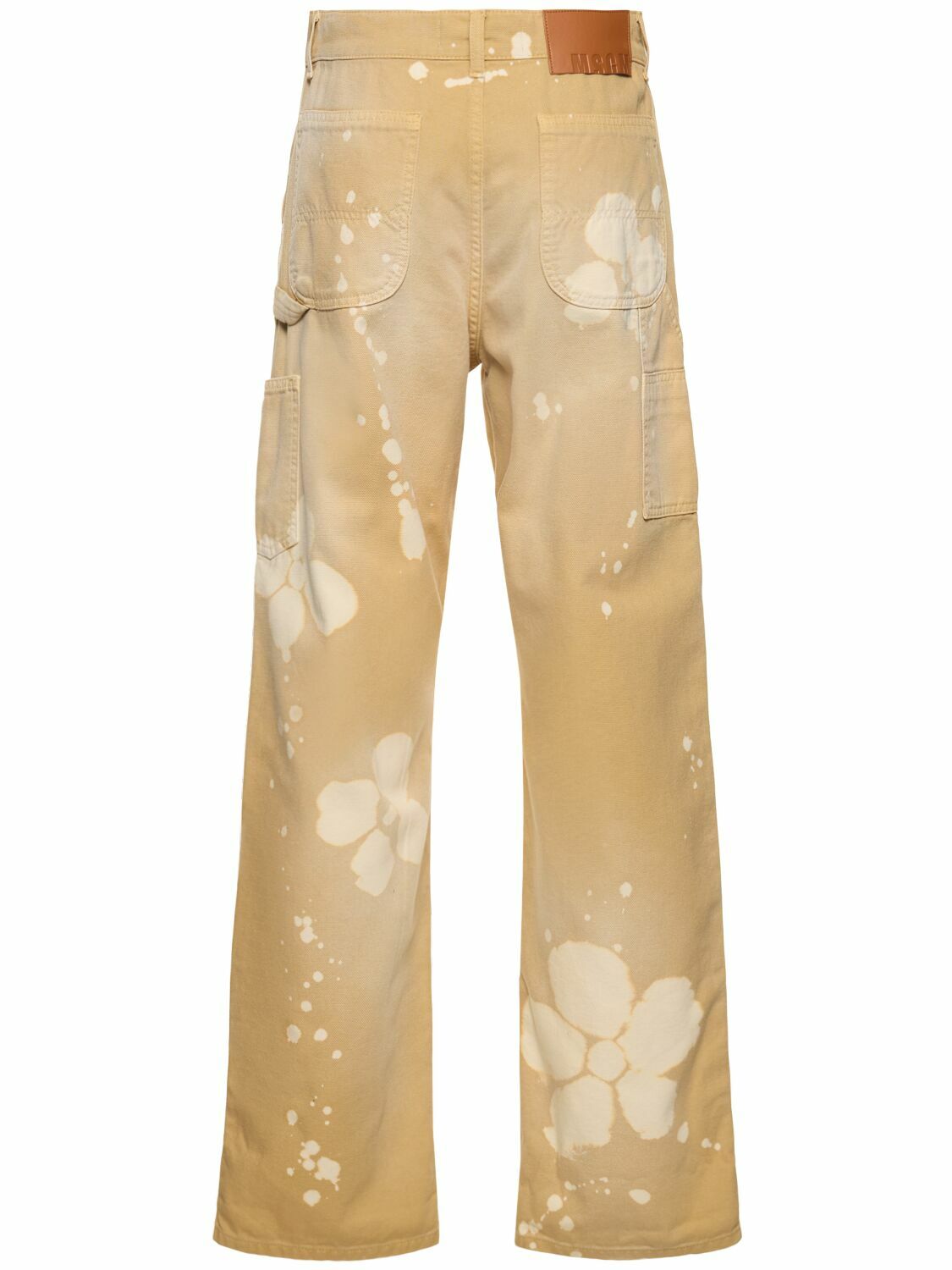 MSGM - Printed Cotton Jeans MSGM