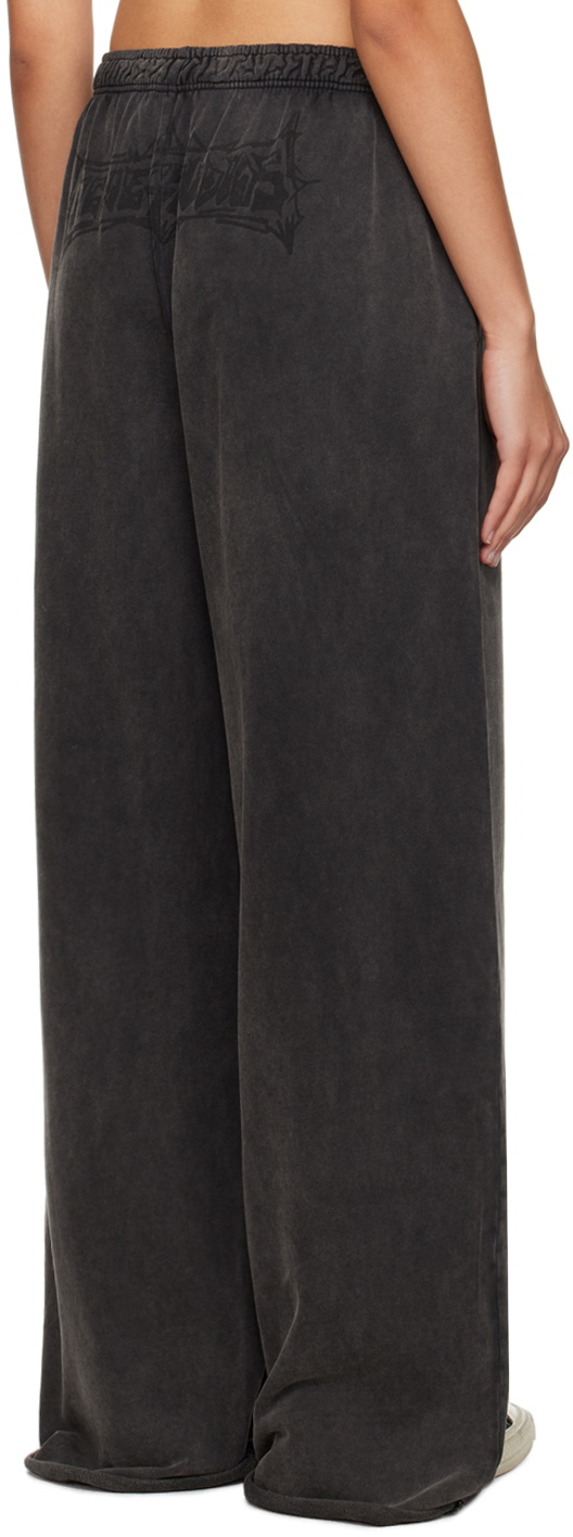 Acne Studios Black Faded Sweatpants Acne Studios