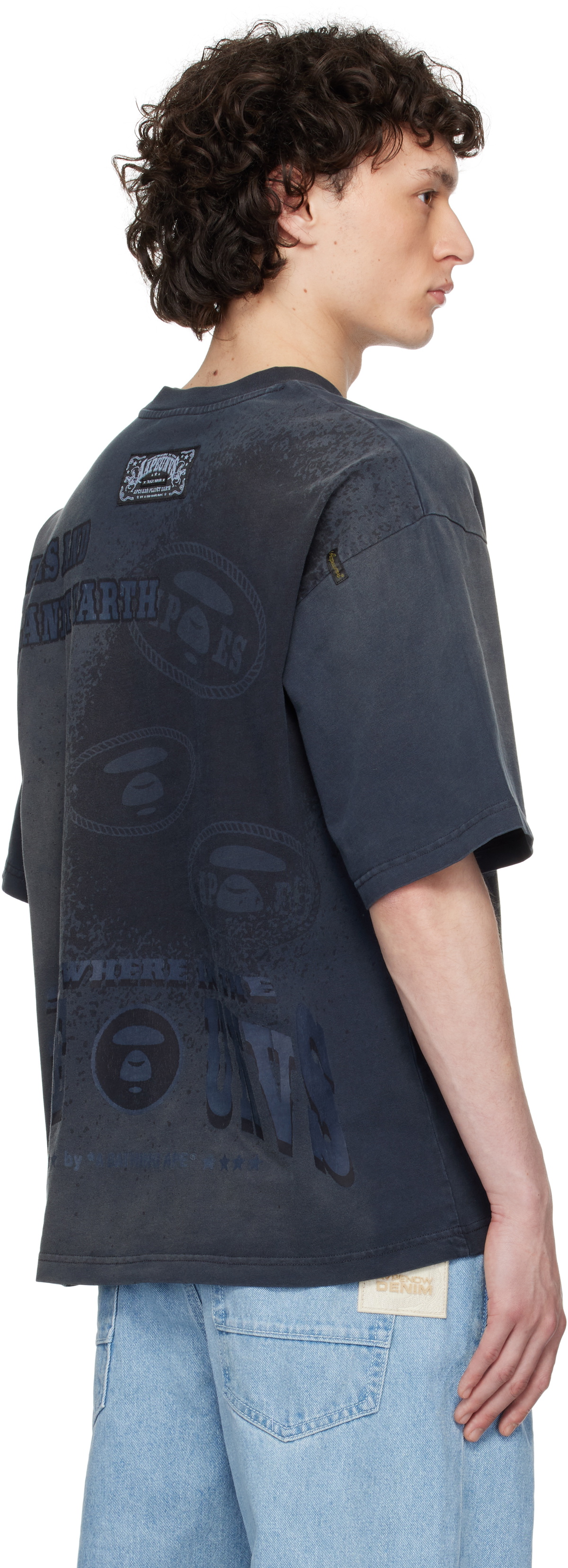 AAPE by A Bathing Ape Black Fancy Main T-shirt AAPE by A Bathing Ape