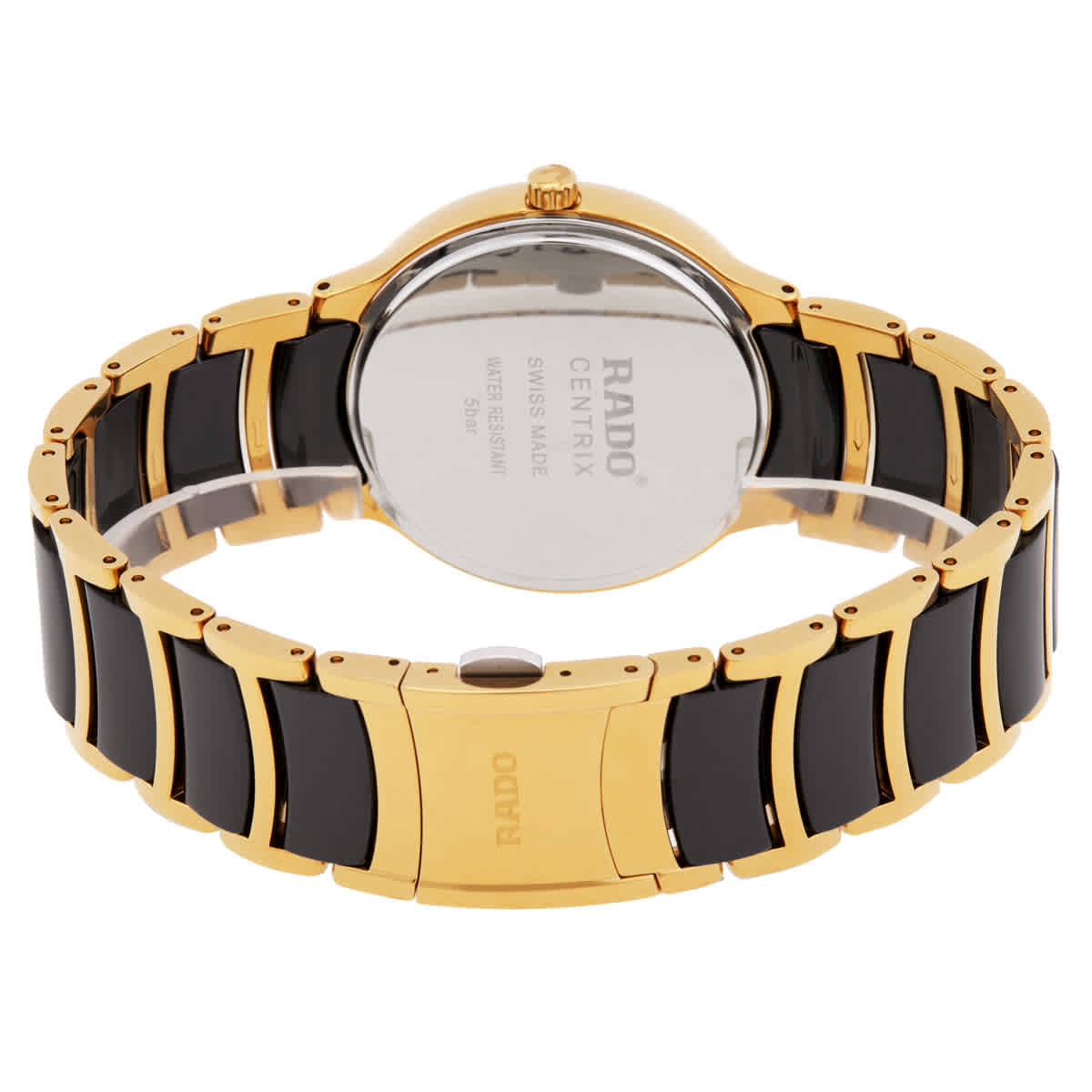 Rado Centrix Diamonds Quartz Black Dial Unisex Watch R30022742 Rado