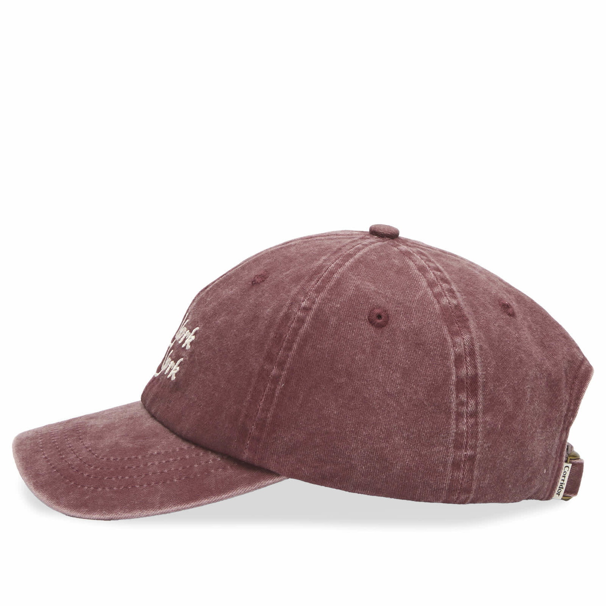 Corridor Men's Script New York New York Cap in Burgundy Corridor