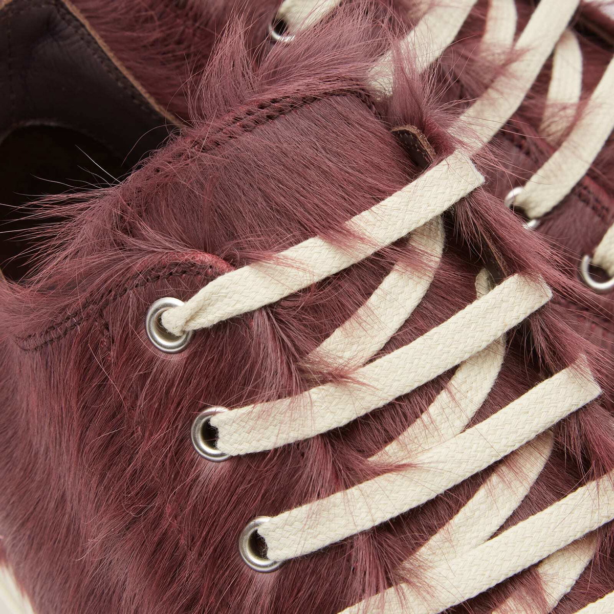 Rick Owens Women's Low Sneakers in Red Rick Owens