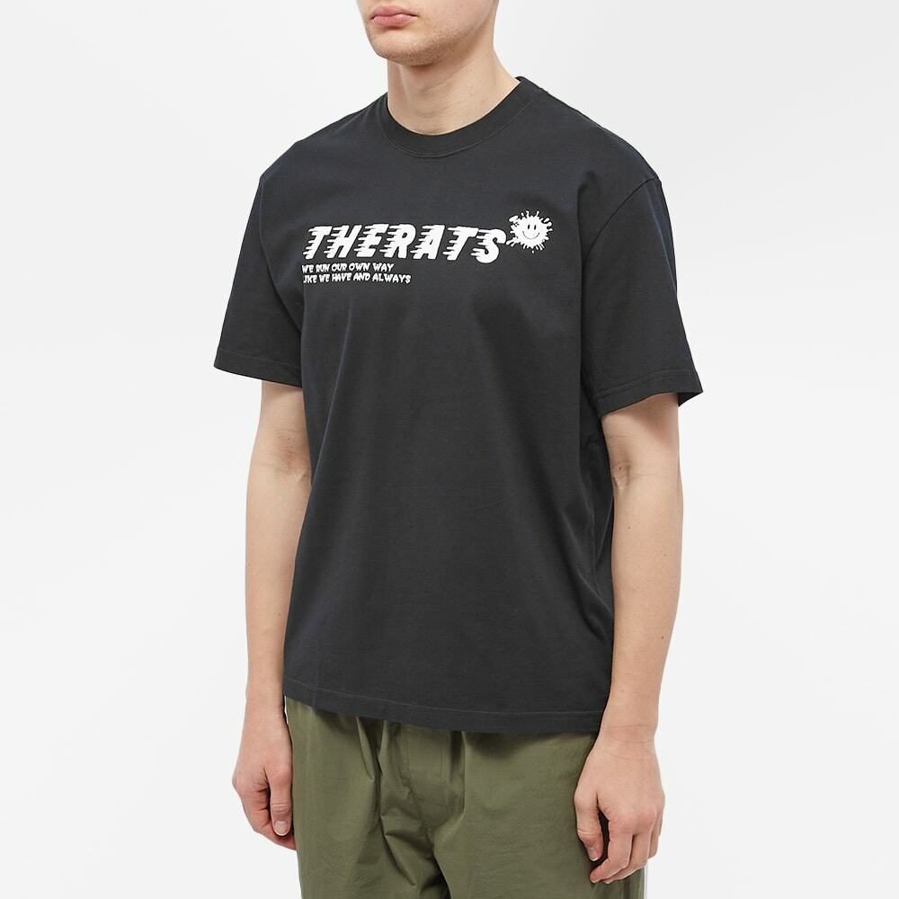 Rats Men's Rocket T-Shirt in Black Rats