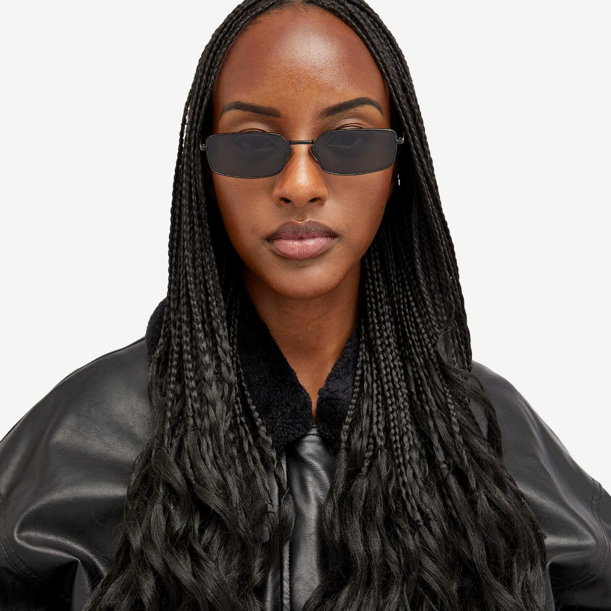 Prada Eyewear Women's A60S Sunglasses in Black/Dark Grey Prada