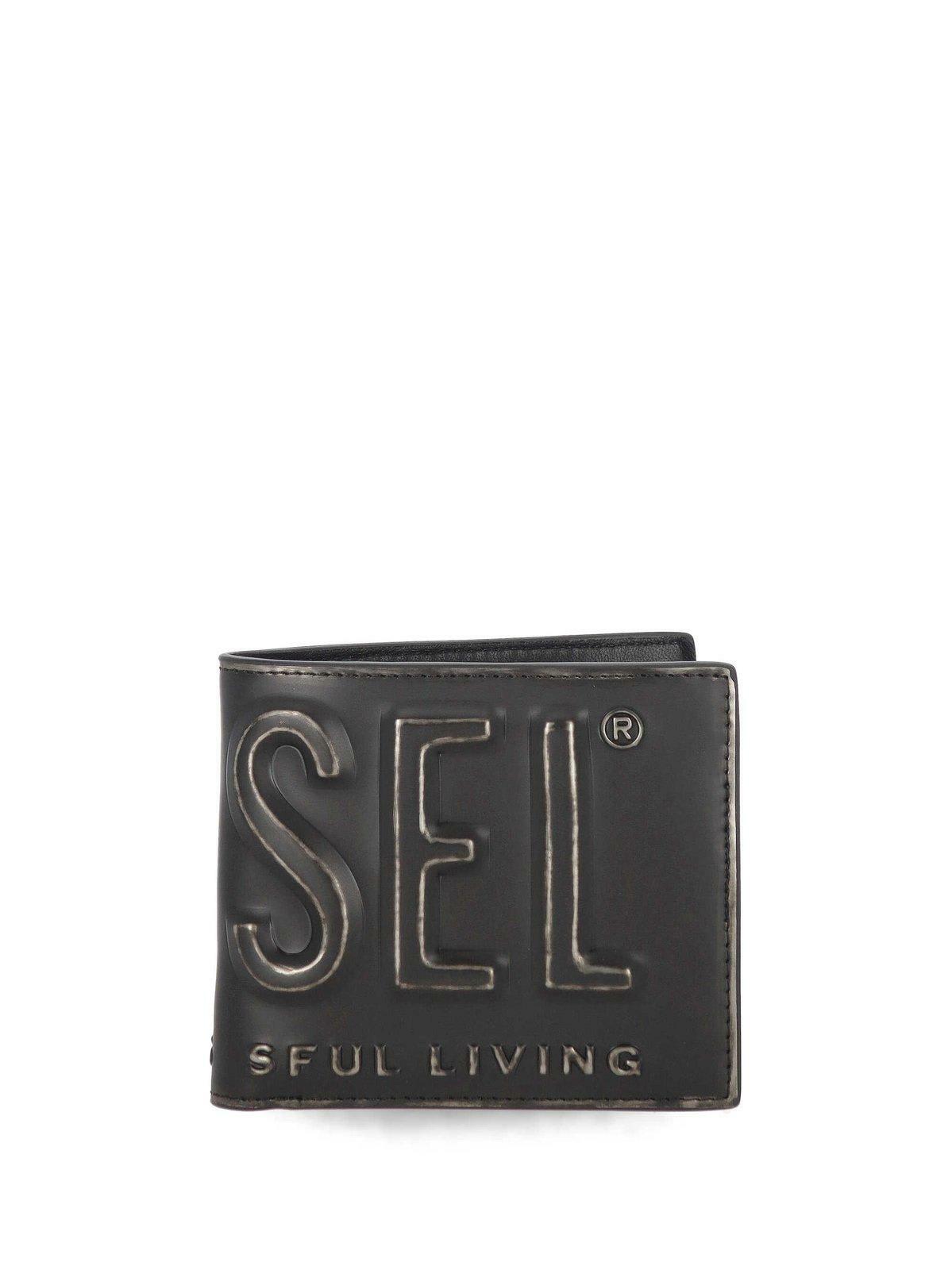 Diesel Embossed Logo Bifold Wallet Diesel