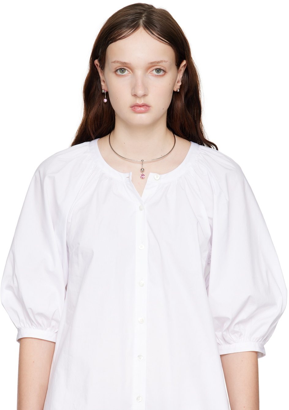 Justine Clenquet Silver Jess Earrings Justine Clenquet