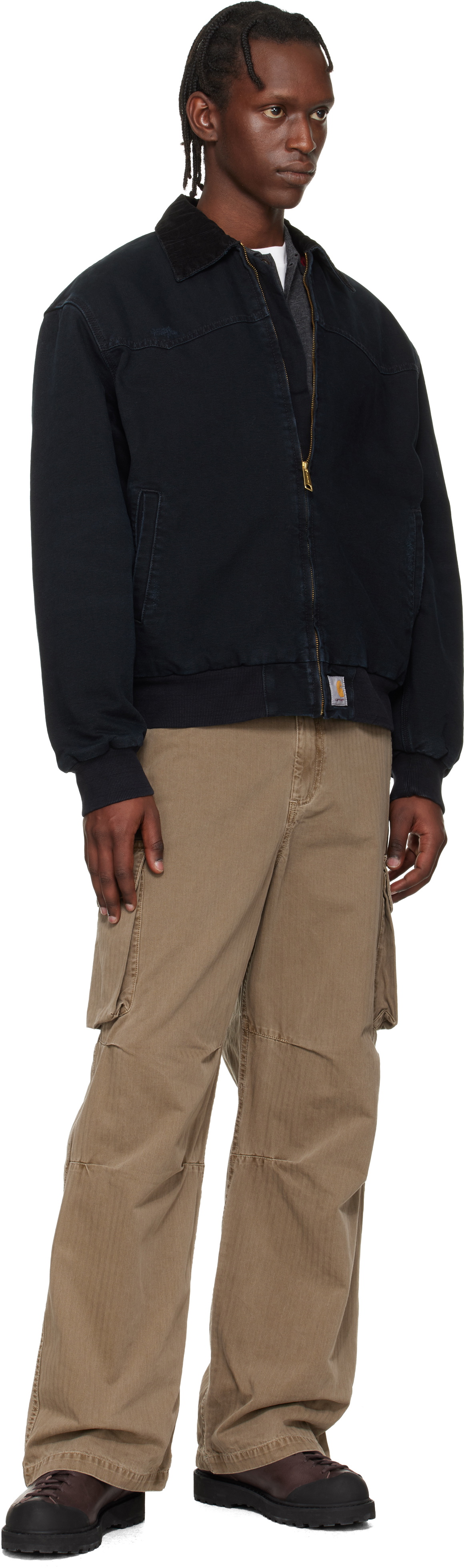 Carhartt Work In Progress Black OG Santa Fe Jacket Carhartt WIP