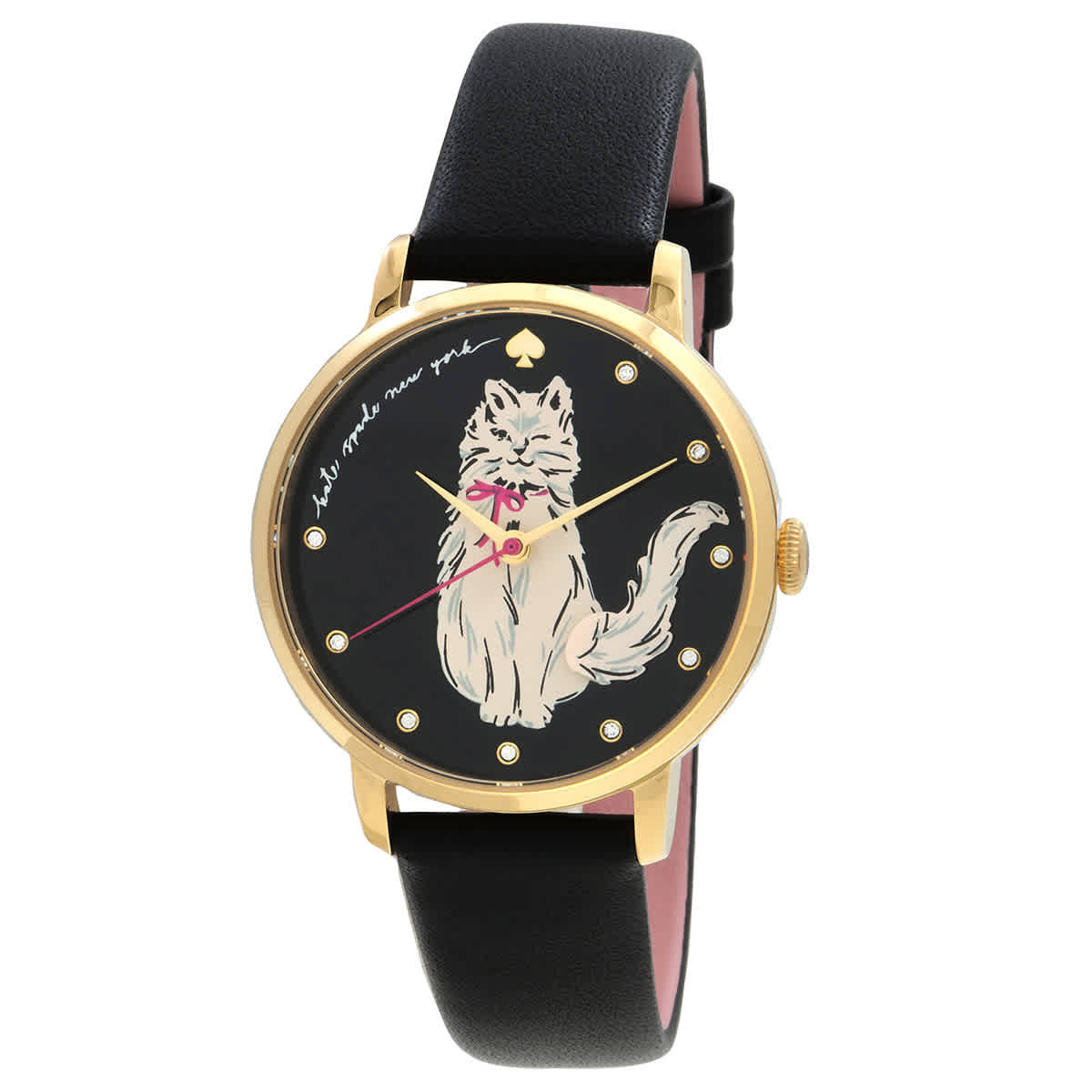 Kate Spade Metro Quartz Black Dial Ladies Watch KSW1844 Kate Spade New York