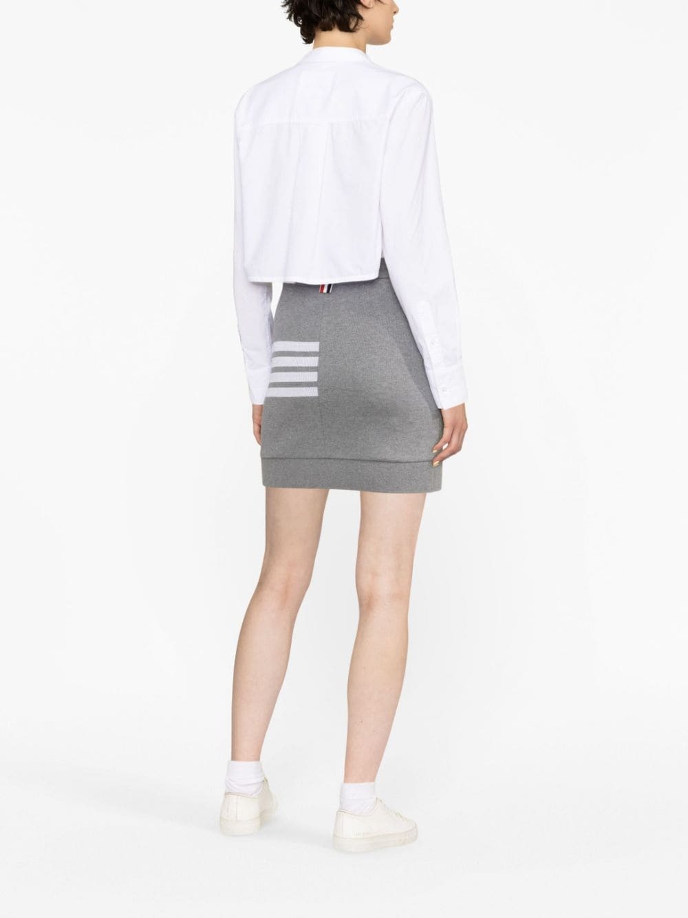 THOM BROWNE - 4bar Cotton Skirt Thom Browne