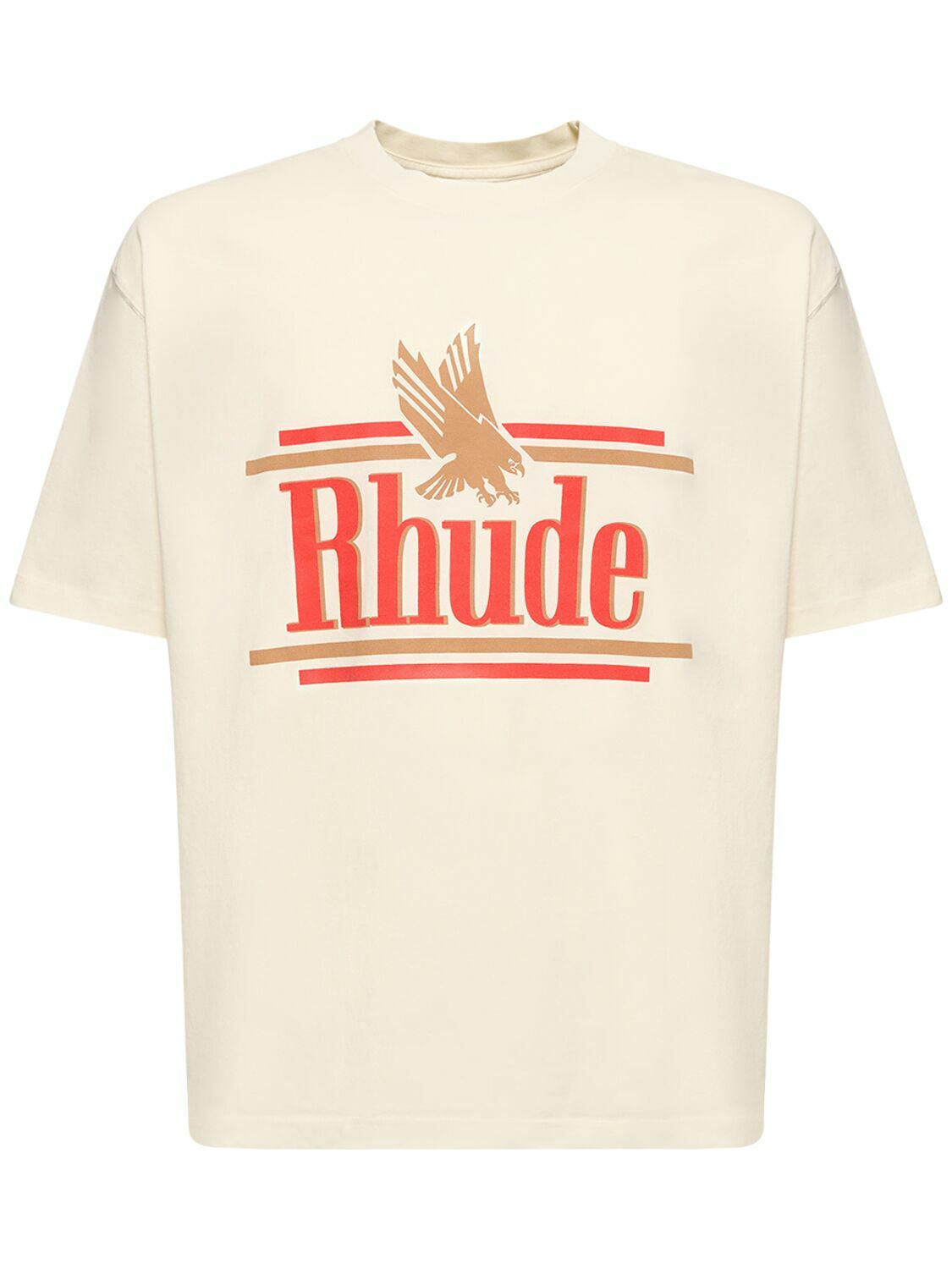 RHUDE - Rhude Rossa Cotton T-shirt Rhude