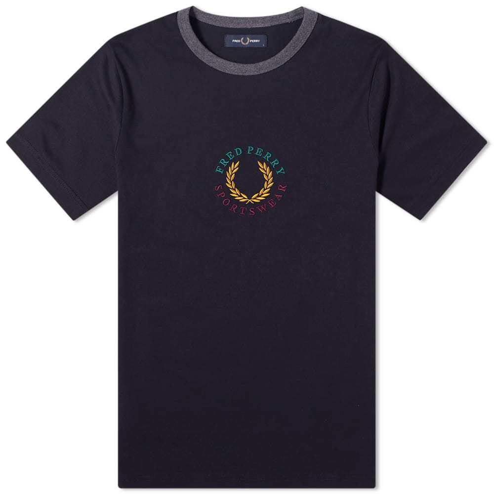 Fred Perry Authentic Embroidered Laurel Logo Tee Fred Perry Authentic