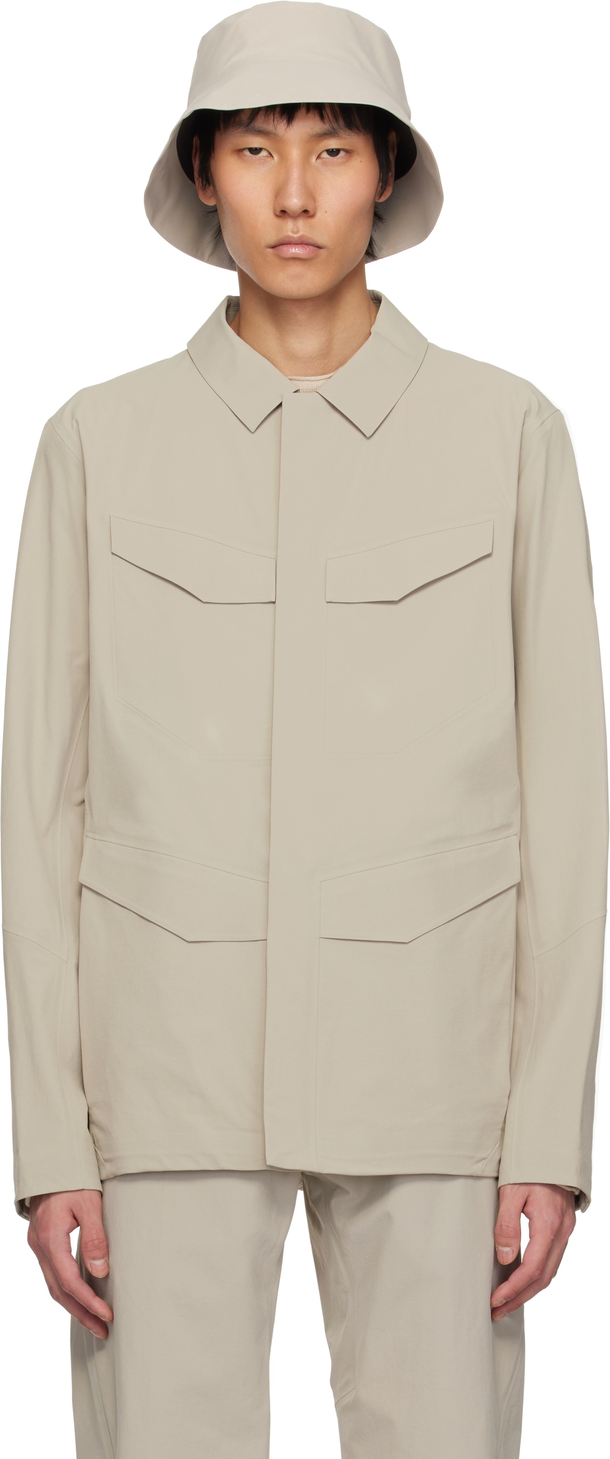 Veilance Beige Field Softshell Jacket Arc'teryx Veilance