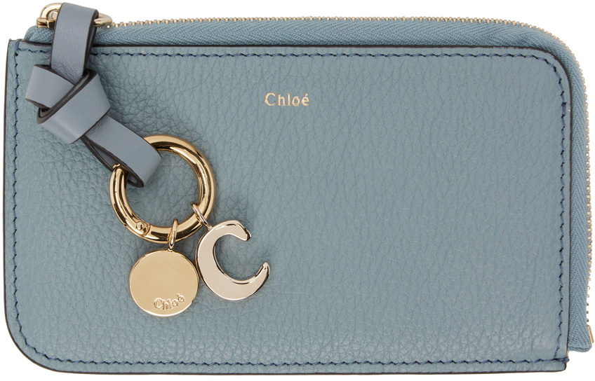 Chloé Blue Alphabet Card Holder Chloe