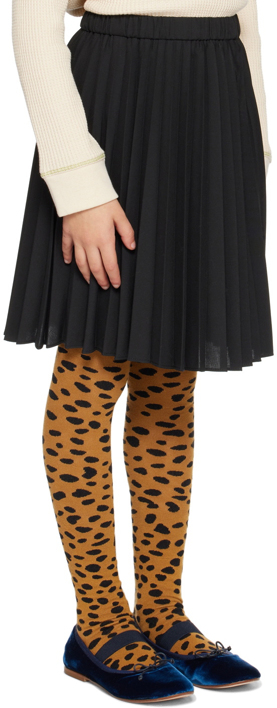 Daily Brat Kids Brown Leopard Tights Daily Brat