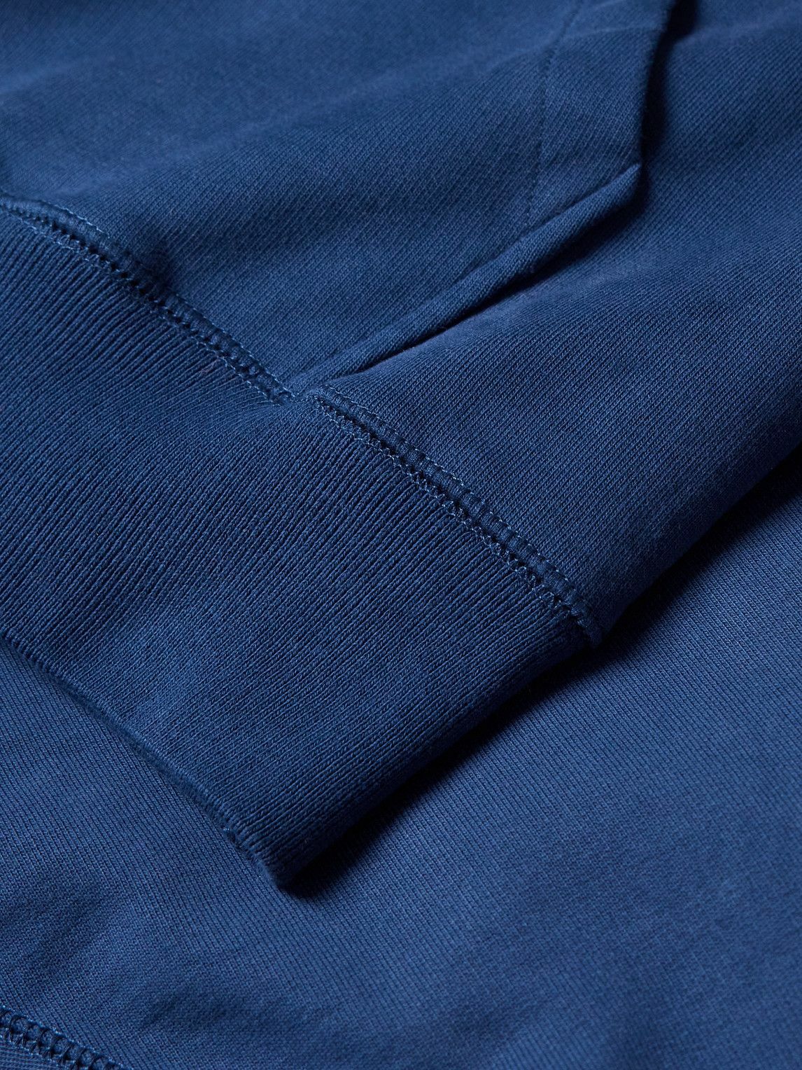 Drake's - Cotton-Jersey Hoodie - Blue Drake's