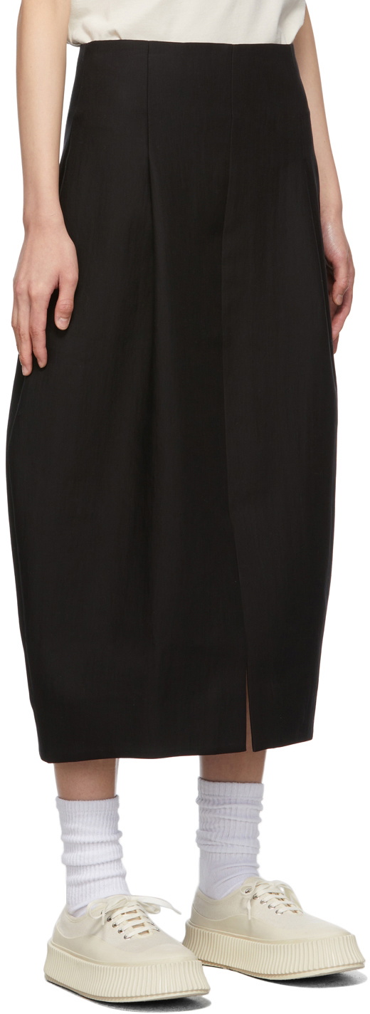 Studio Nicholson Black Reyna Skirt Studio Nicholson