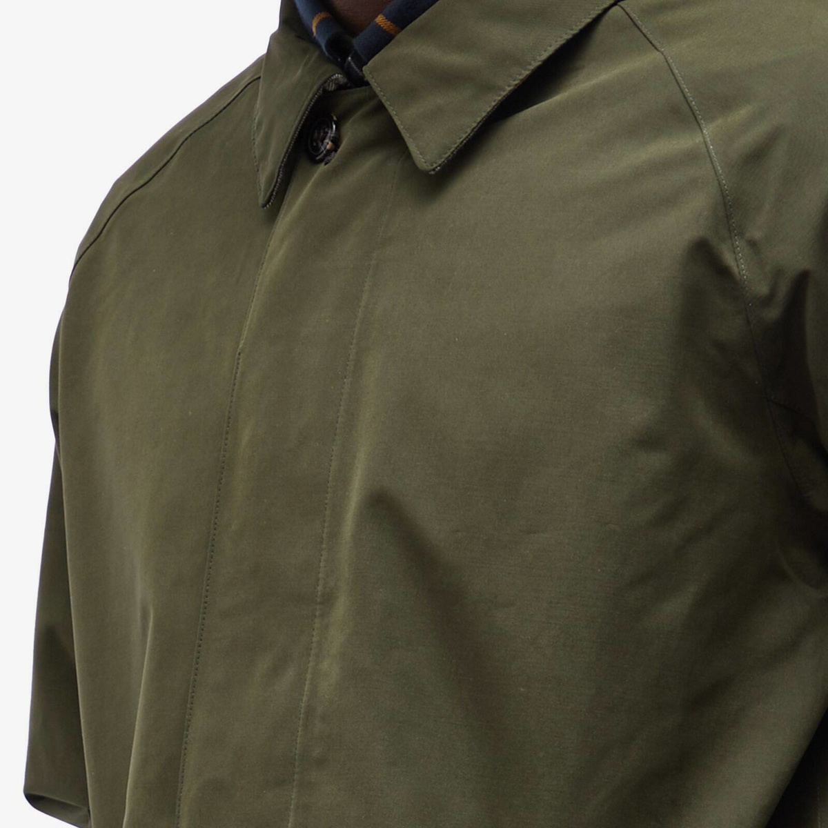 Barbour Men's Cambridge Mac Jacket in Olive/Forest Mist Barbour