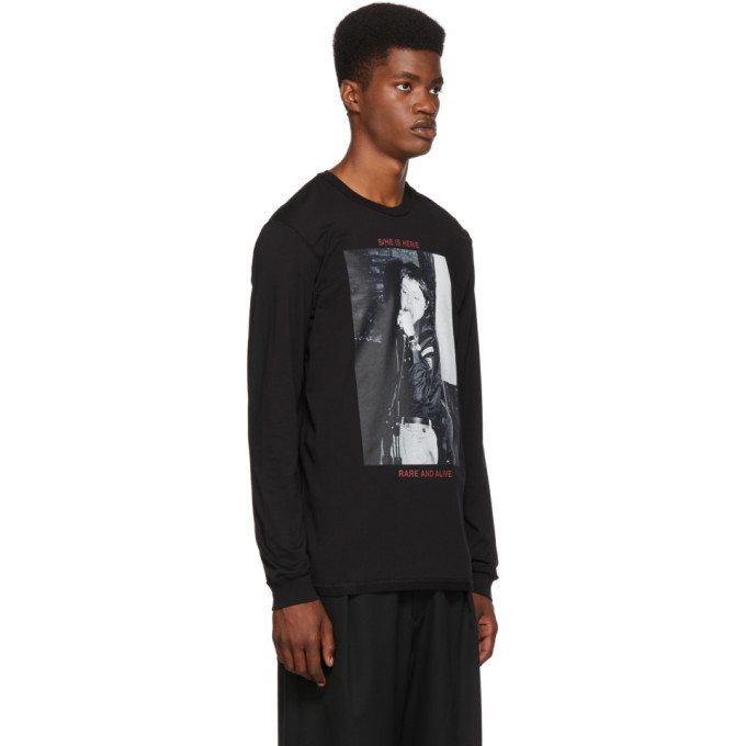Yang Li Black Hero Long Sleeve T-Shirt Yang Li
