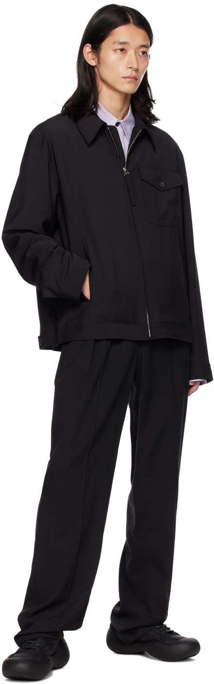Helmut Lang Black Zip-Up Jacket Helmut Lang