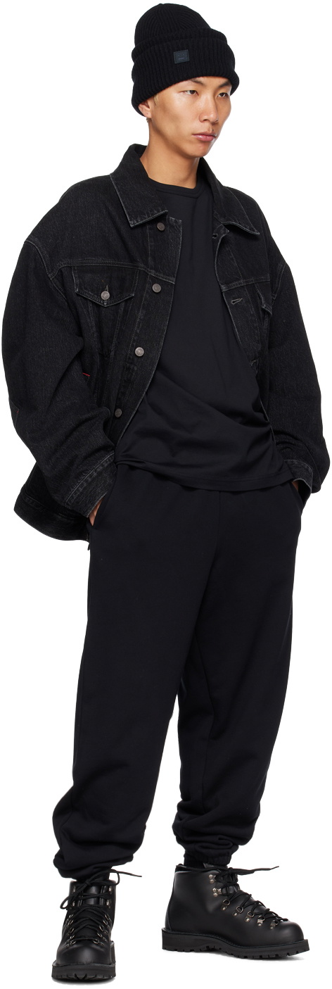 Acne Studios Black Frack Lounge Pants Acne Studios
