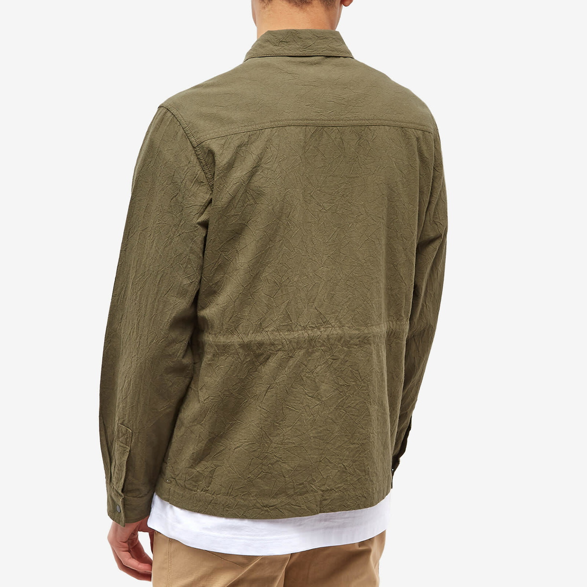 Folk Men's Crinkle Assembly Jacket in Olive Folk