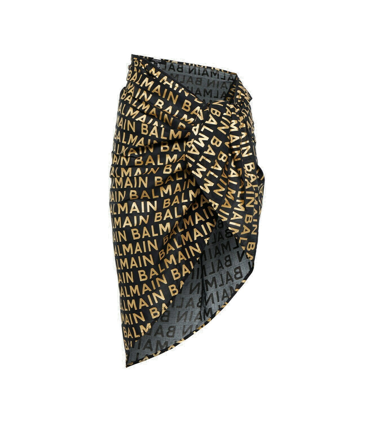 Balmain - Logo cotton beach cover-up Balmain