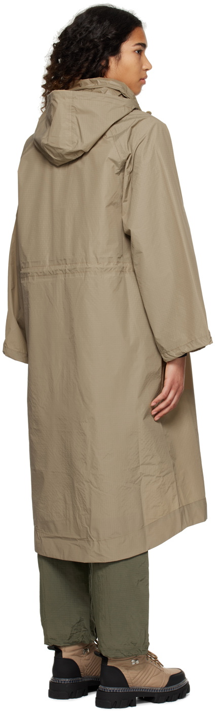 GANNI Beige Parka Coat GANNI