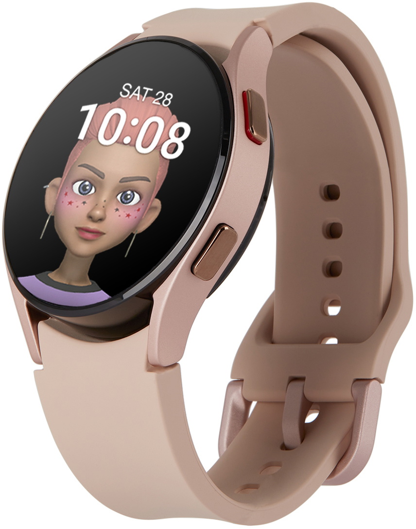 Samsung Pink Galaxy Watch4 Smart Watch, 44 mm samsung